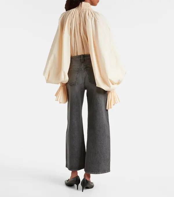 Khaite Delina High-rise Wide-leg Jeans