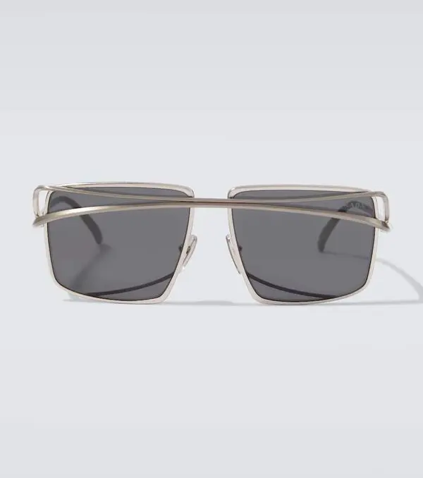 Prada Square Frame Sunglasses - Silver