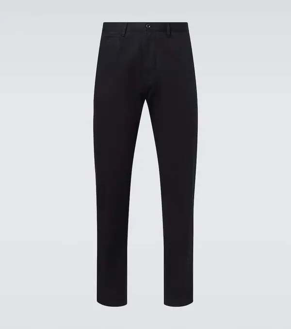 SLOWEAR Cotton And Linen Slim Pants - Blue