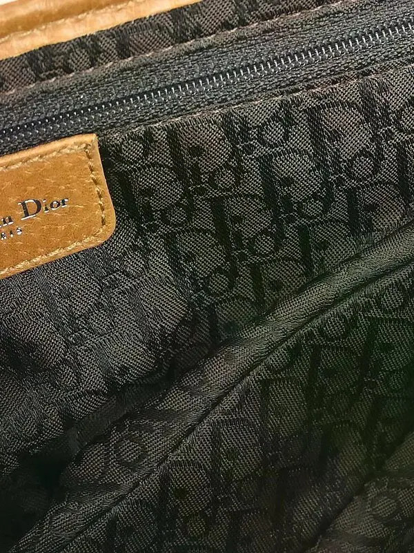 Dior 2005 Floral Saddle Shoulder Bag