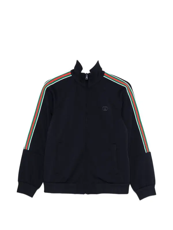 Gucci Web Detail Zipped Tracksuit - Green
