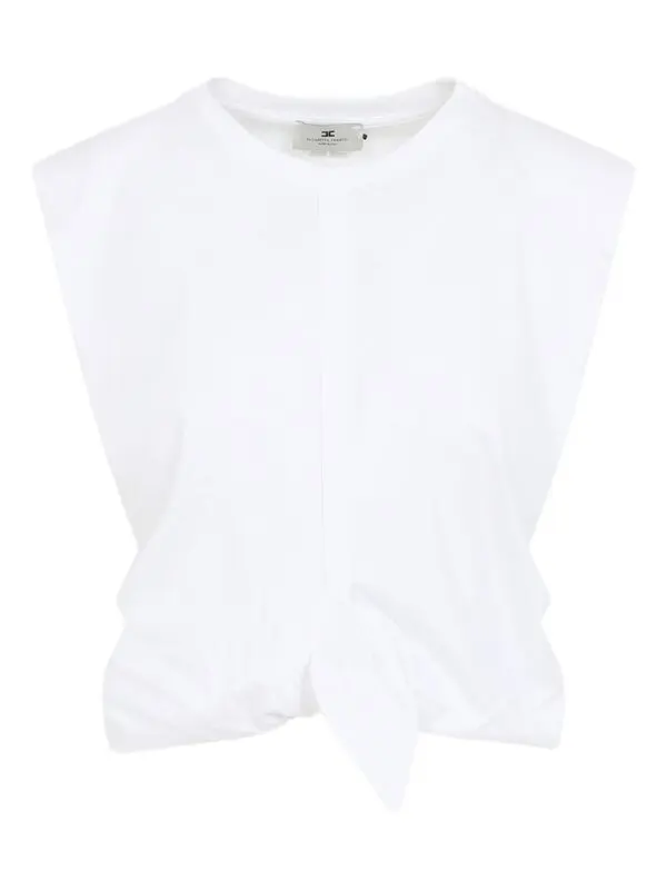 Elisabetta Franchi Cotton Top - White
