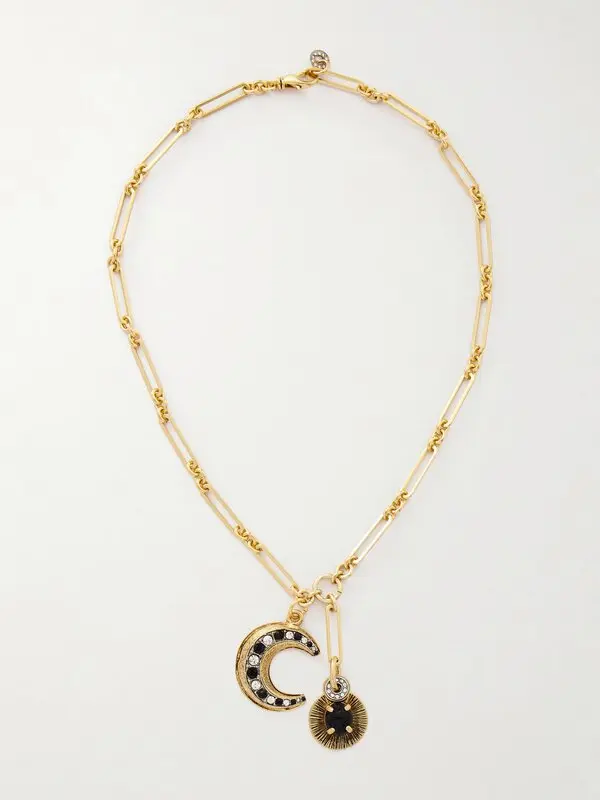 Maison Mayle Soli Luna Gold-plated Necklace - Multi
