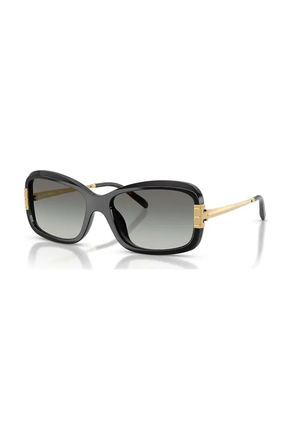 Tory Burch Rectangle Frame Sunglasses - Black
