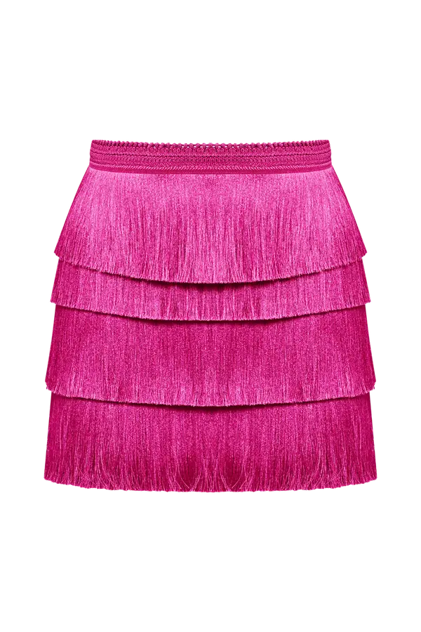 PatBO Lya Fringe Skirt