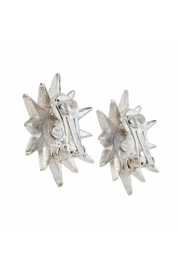 KENNETH JAY LANE Flared Star Clip-on Earrings