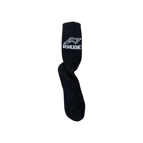 Rhude Logo Sock - Black