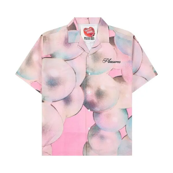 PLEASURES X Richard Bernstein Pearl Button Up Shirt