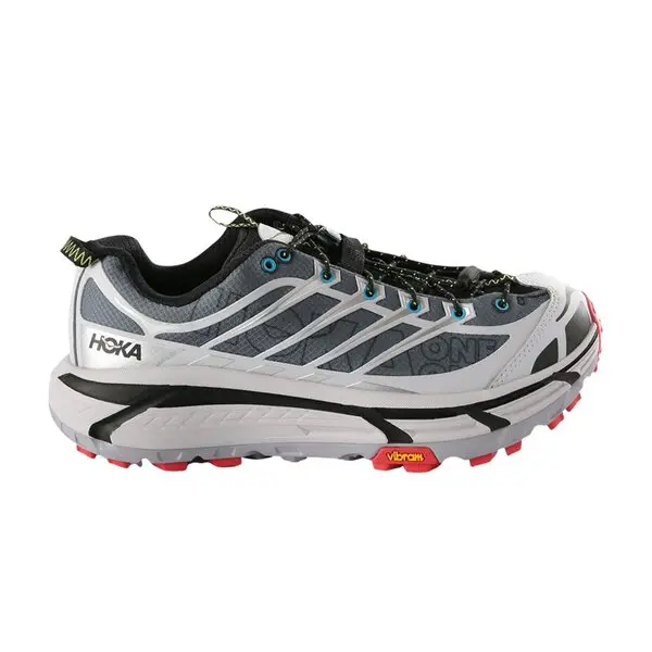 HOKA Mafate Three2 Wordmark Sneakers - Grey