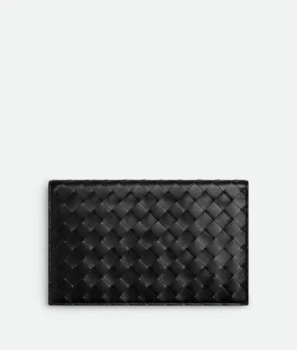 BOTTEGA  VENETA Intrecciato Check-in Organizer - Black