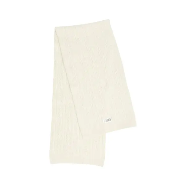 MAISON MARGIELA Wool Scarf - White