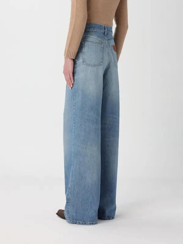 Chloé Wide-leg Jeans - Gnawed Blue