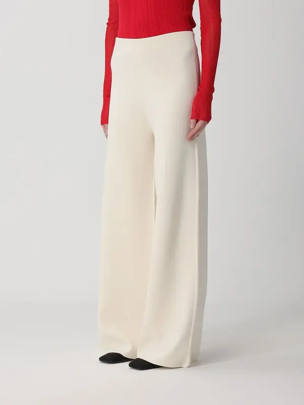 Max Mara Wide Leg Trousers - Ivory