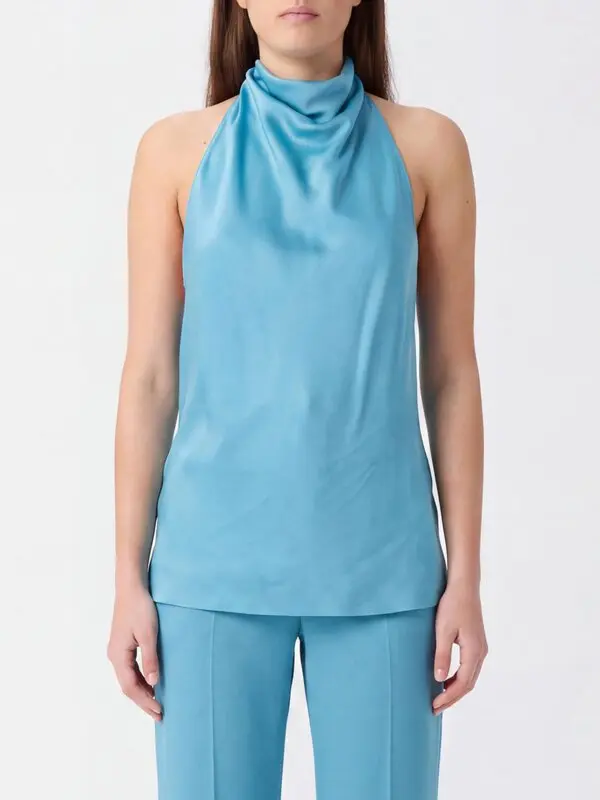 Stella McCartney Halter Neck Draped Top - Blue