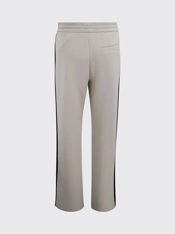 Max Mara Tailored Trousers With Contrast Piping - Ecru