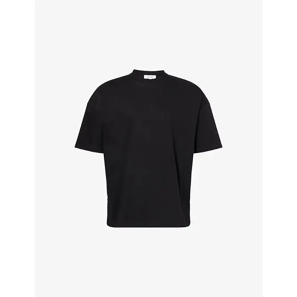 ARNE Relaxed-fit Short-sleeve Cotton T-shirt - Black