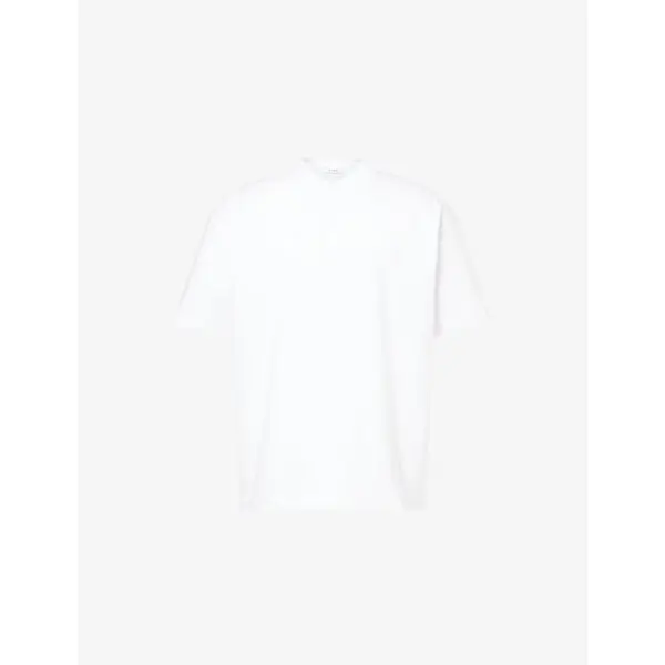 ARNE Relaxed-fit Short-sleeve Cotton T-shirt - White