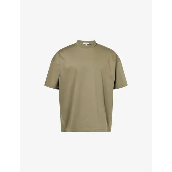 ARNE Relaxed-fit Short-sleeve Cotton T-shirt - Sage