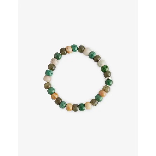 THOMAS SABO Beaded Jasper, Jade And Labradorite Bracelet - Green