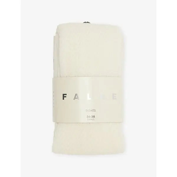 Falke Fable Estate Wool-blend Tights - 2040 Off White