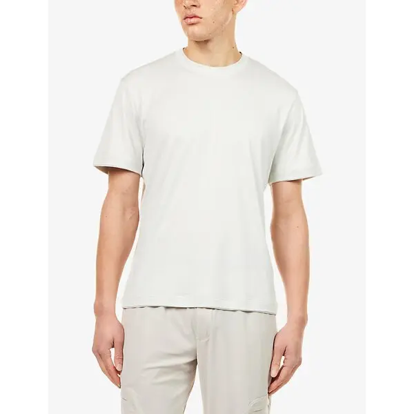 Eleventy Crew-neck Cotton And Modal-blend T-shirt