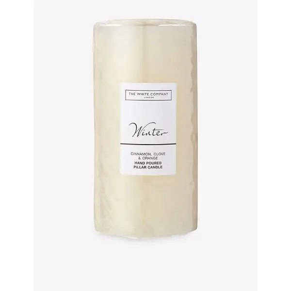 THE WHITE COMPANY Winter Large Scented Pillar Candle 895g - No Colour