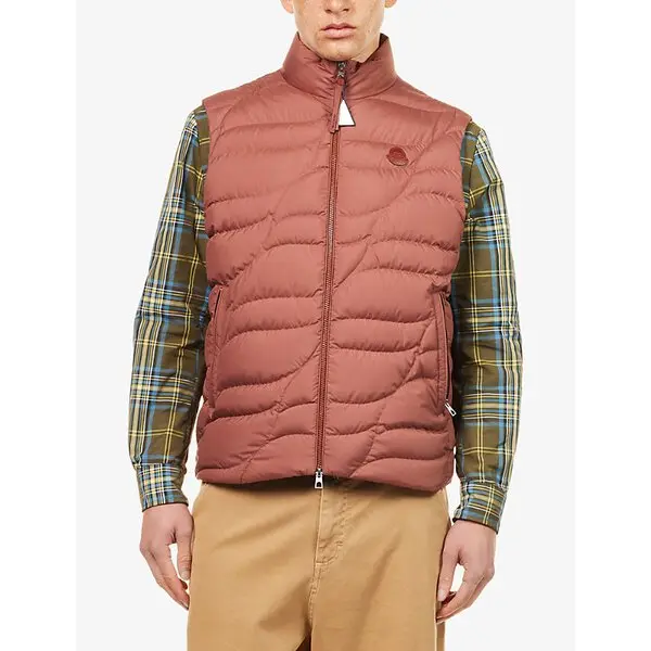 Moncler Brand-badge Shell-down Gilet