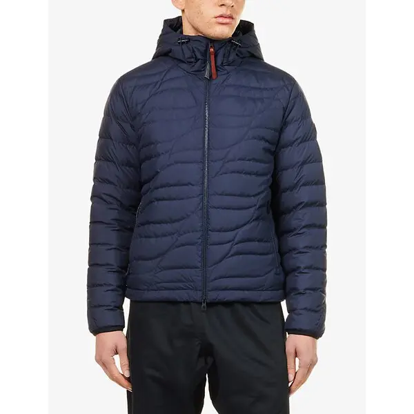 Moncler Hooded Shell-down Jacket - Navy