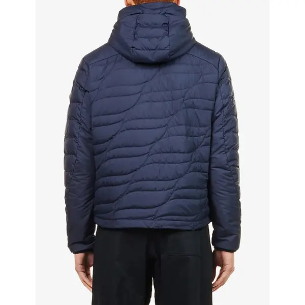 Moncler Hooded Shell-down Jacket - Navy