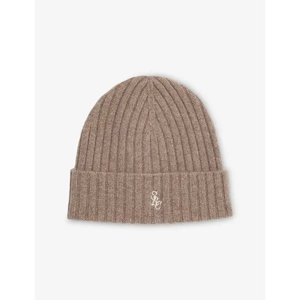 SPORTY & RICH Cashmere-blend Beanie - Tapioca