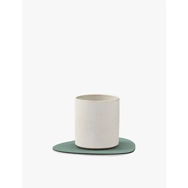 LIND DNA Curve Leather Glass Placemat