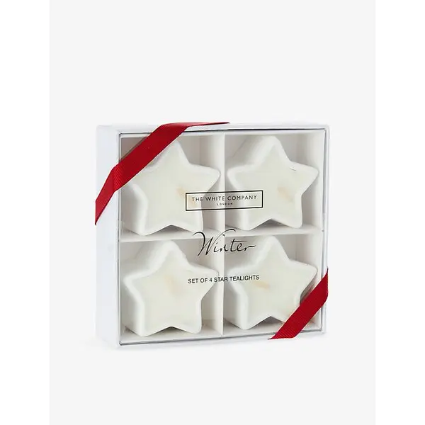 THE WHITE COMPANY Winter Star Scented Tealights Set Of Four - No Colour