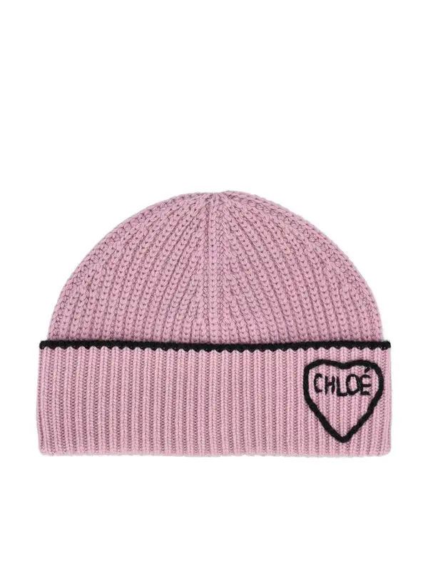 Chloé Encoeur Hat - Misty Mauve