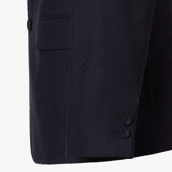 Fendi Jacquard Wool Jacket