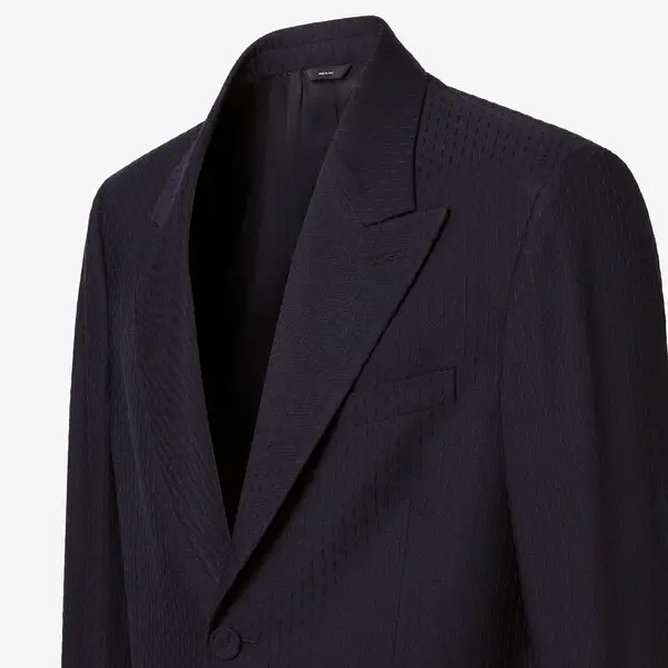 Fendi Jacquard Wool Jacket