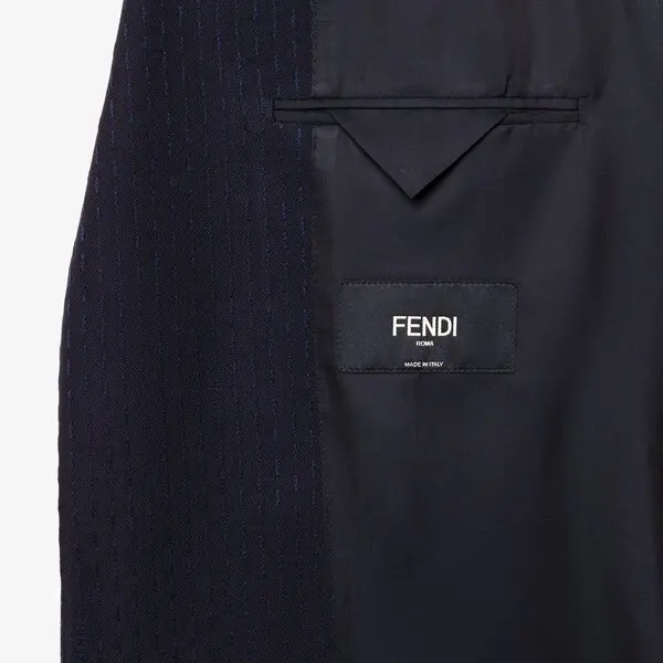 Fendi Jacquard Wool Jacket