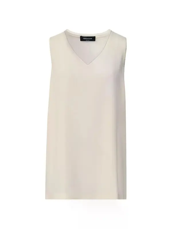 Fabiana Filippi Sleeveless V-neck Top