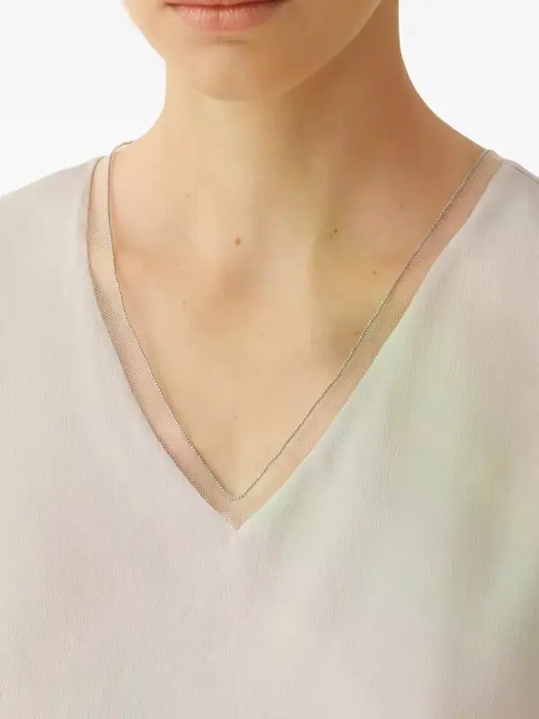 Fabiana Filippi Sleeveless V-neck Top