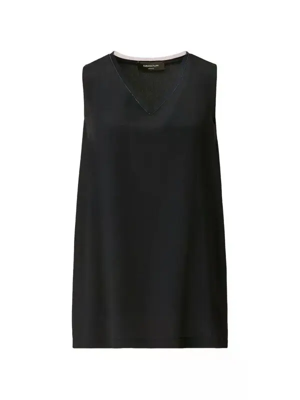 Fabiana Filippi Sleeveless V-neck Top