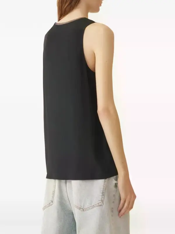 Fabiana Filippi Sleeveless V-neck Top