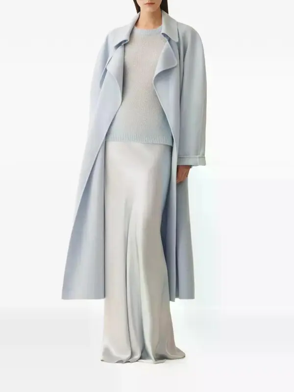 Fabiana Filippi Belted Overcoat - Blue