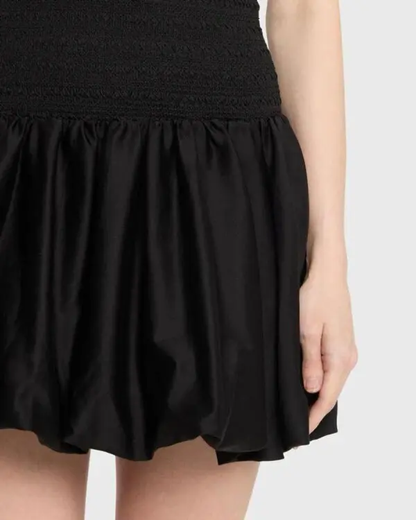 Alice + Olivia Arden Drop-waist Mini Dress - Black