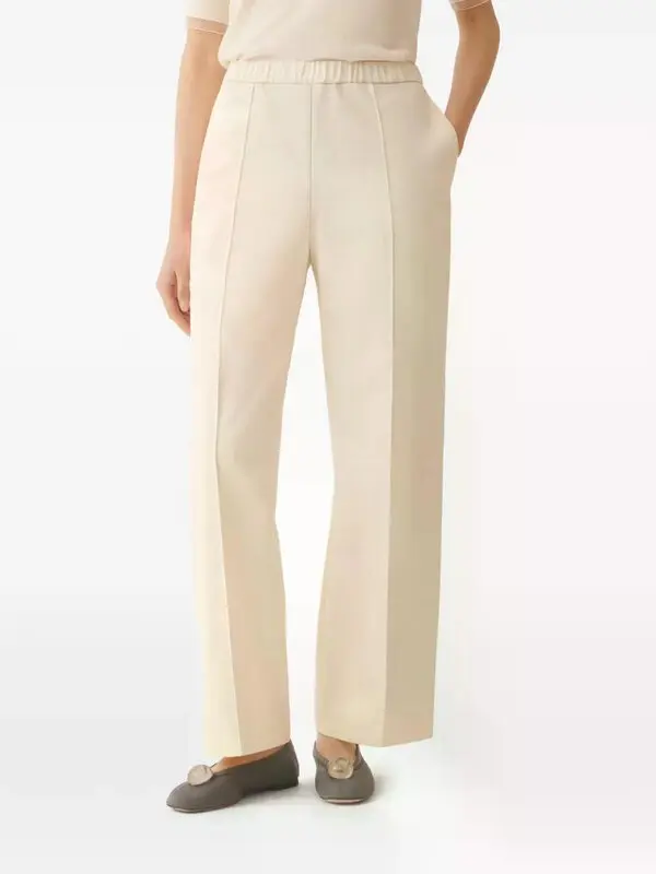 Fabiana Filippi Elasticated Waistband Trousers - Neutrals