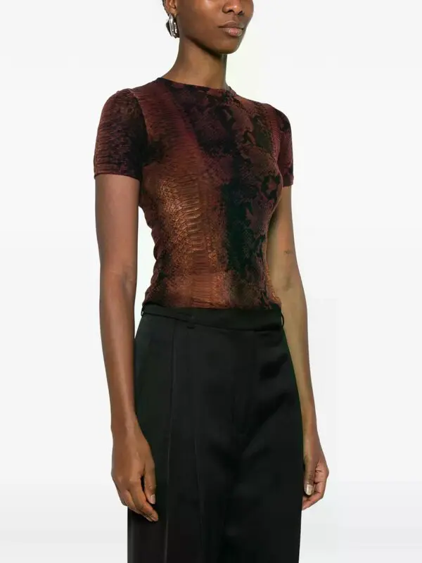 JEAN PAUL GAULTIER Animal-print T-shirt