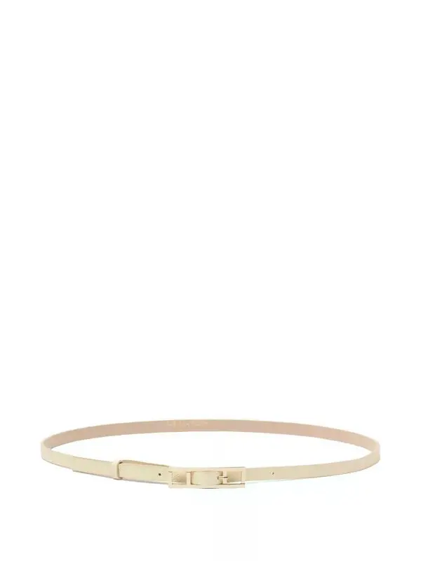 Fabiana Filippi Square Buckle Belt - Neutrals