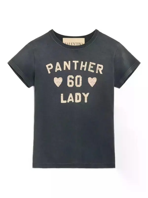 Valentino Garavani Graphic-print T-shirt - Grey