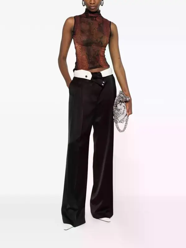 JEAN PAUL GAULTIER Animal-print Top - Brown