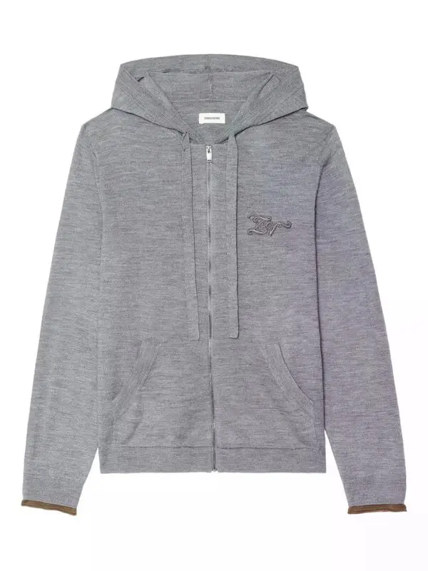 Zadig&Voltaire Clash Wool Zip-up Hoodie