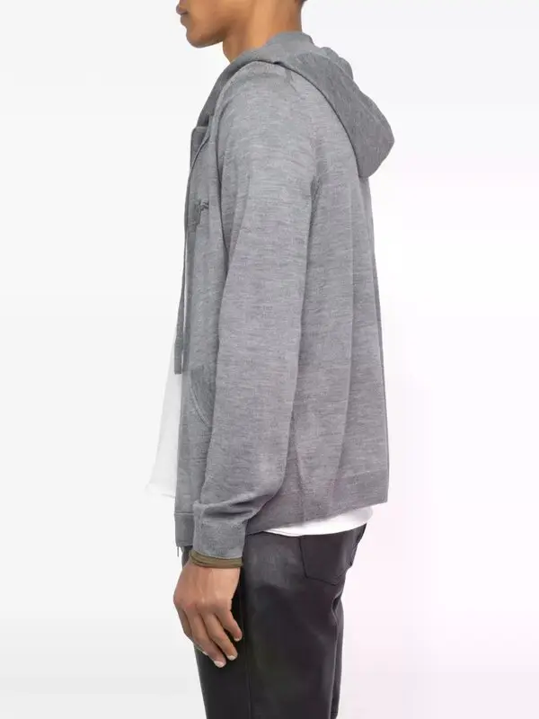 Zadig&Voltaire Clash Wool Zip-up Hoodie
