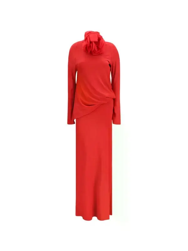 Magda Butrym Floral-appliqué Maxi Dress